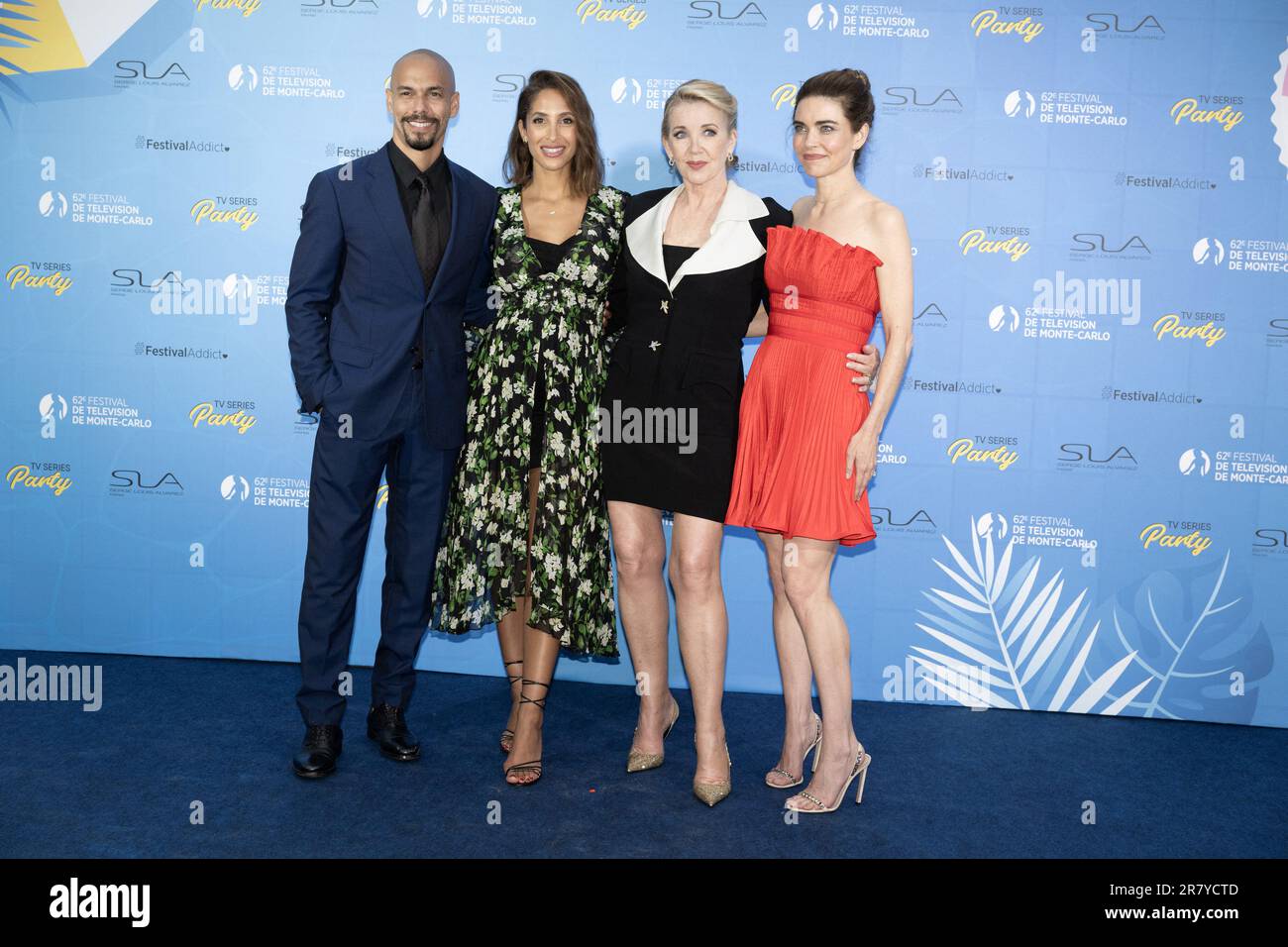 Monte Carlo, Monaco. 17th June, 2023. Bryton James, Christel Khalil ...