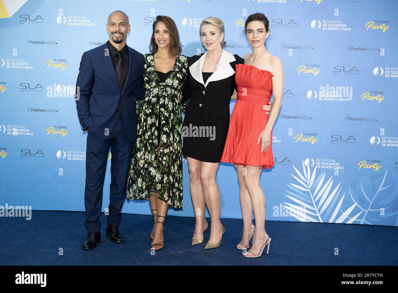 Monte Carlo, Monaco. 17th June, 2023. Bryton James, Christel Khalil ...