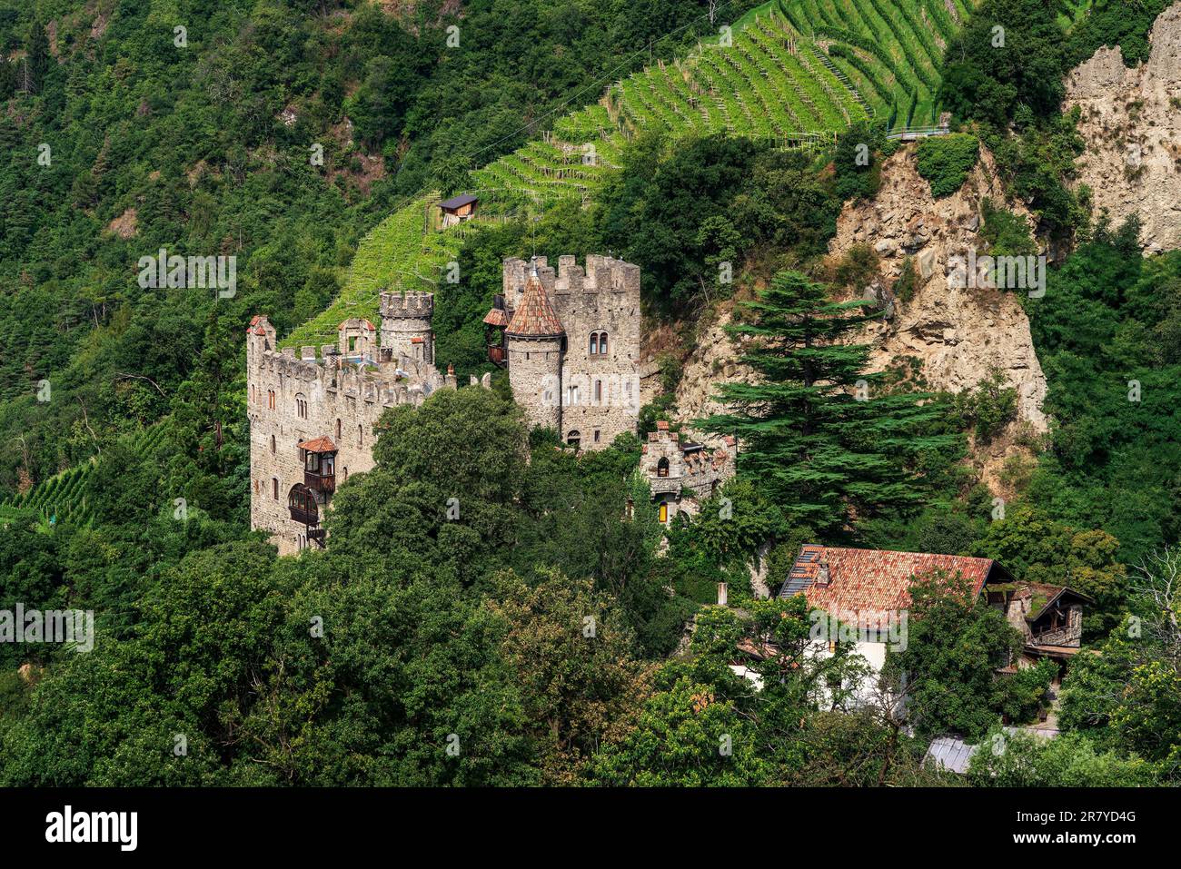 Brunnenburg castle hi-res stock photography and images - Alamy
