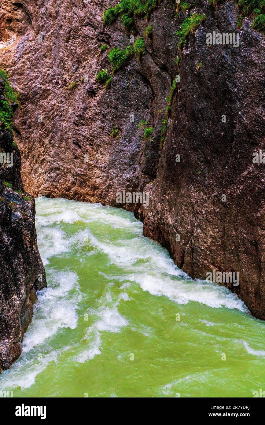 The Aare Gorge in the Swiss mountains Stock Photo - Alamy