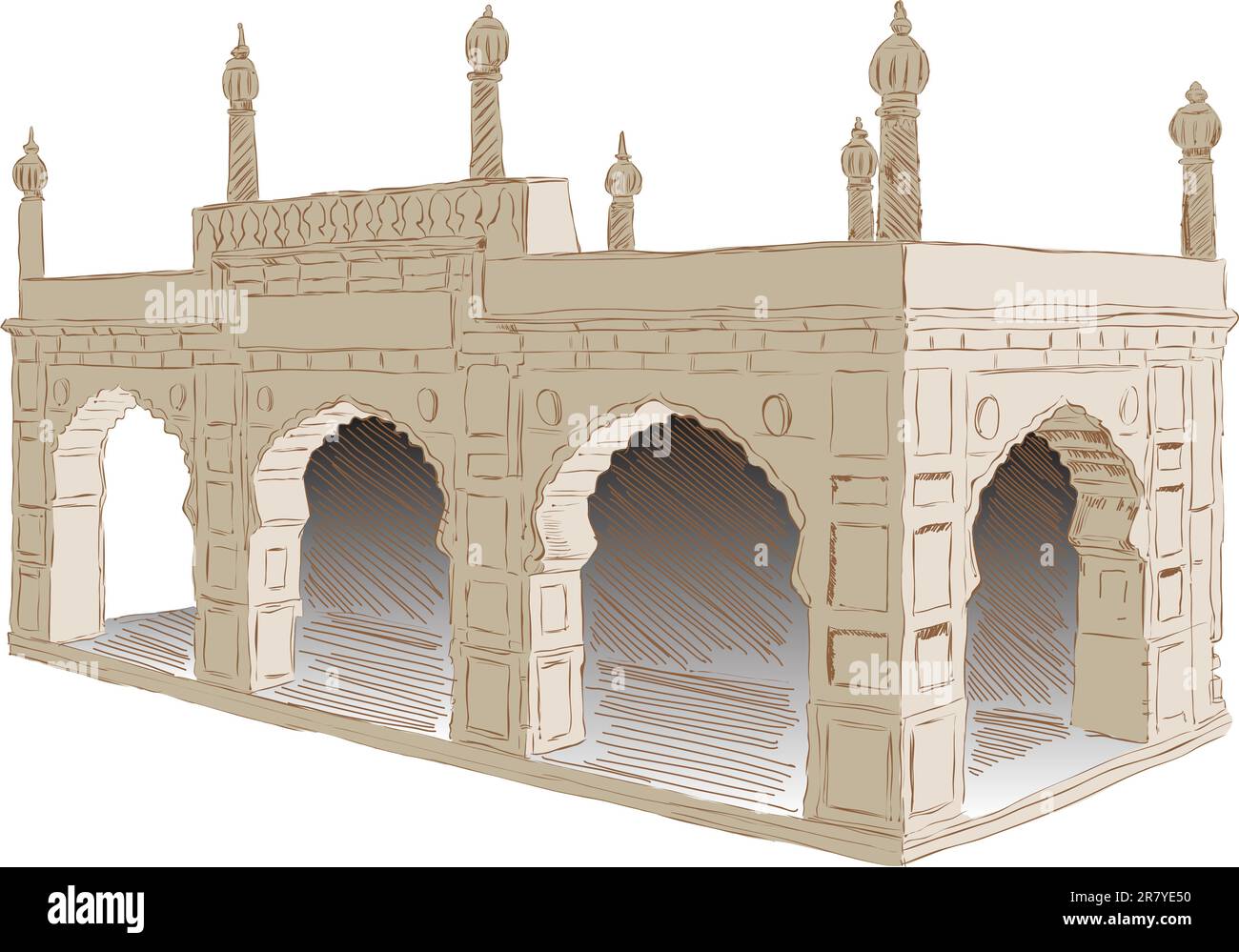 Depiction architecture Stock Vector Images - Alamy