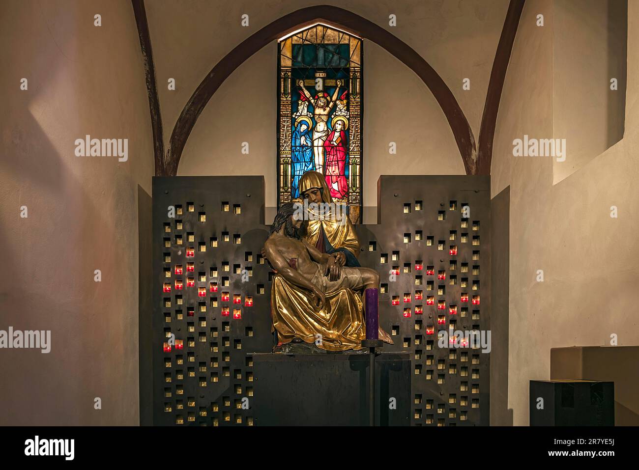 Devotional room with the Pieta in the Church of Our Dear Lady, Koblenz ...