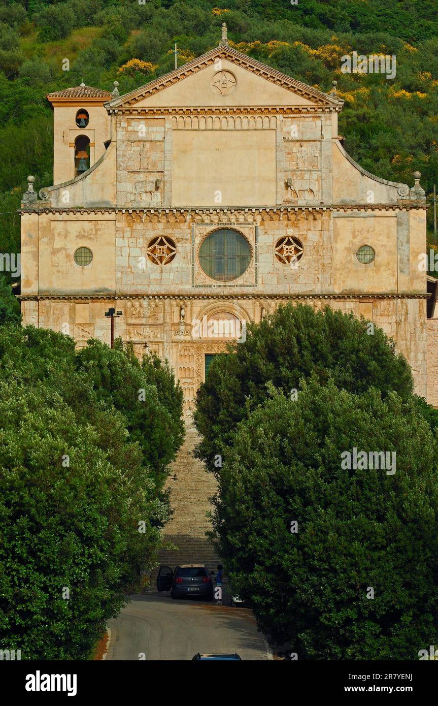 Spoleto st peter church hi-res stock photography and images - Alamy