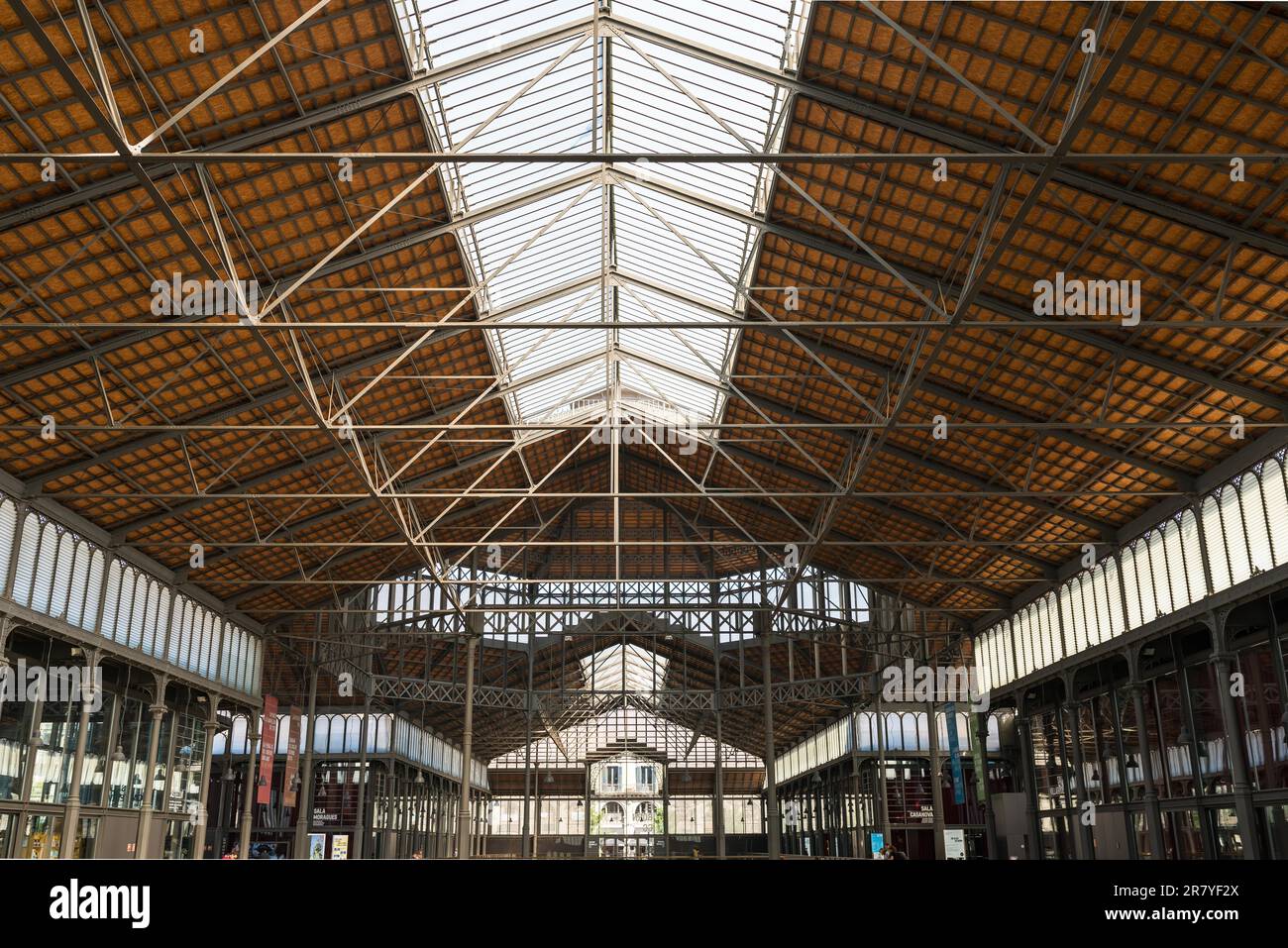 The Mercat del Born in the El Born district of Barcelona is a former ...