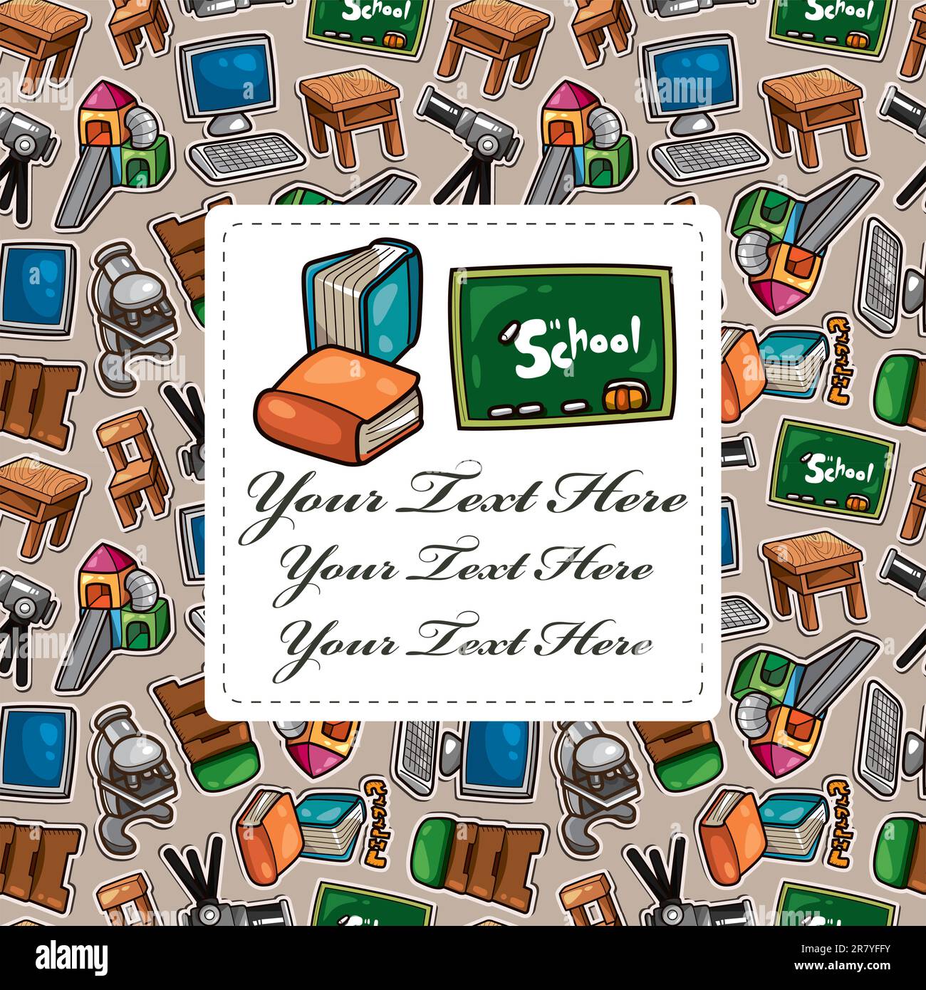 Card whiteboard Stock Vector Images - Alamy