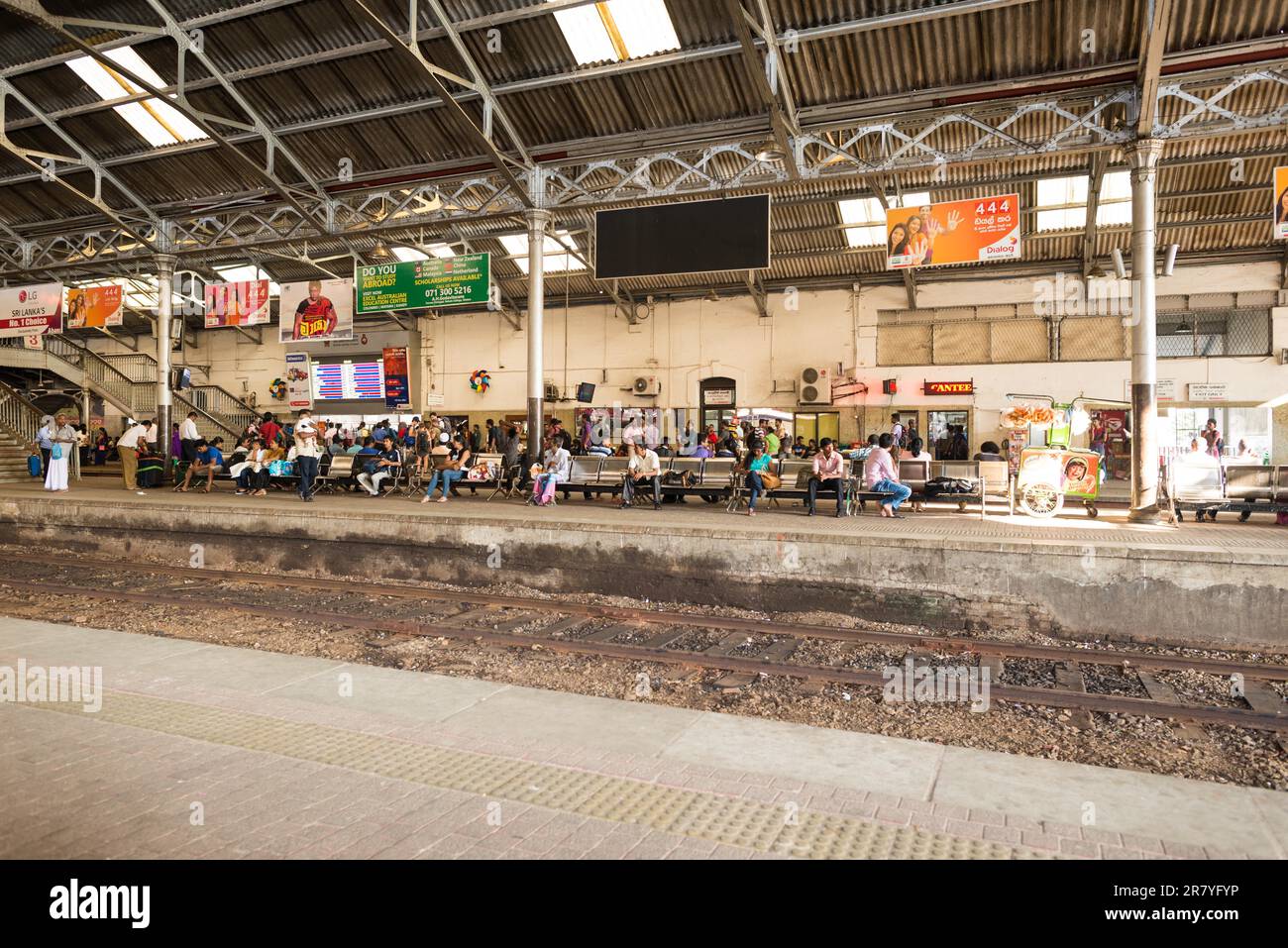 The Fort railway station is a major rail hub in Colombo, Sri Lanka. The ...
