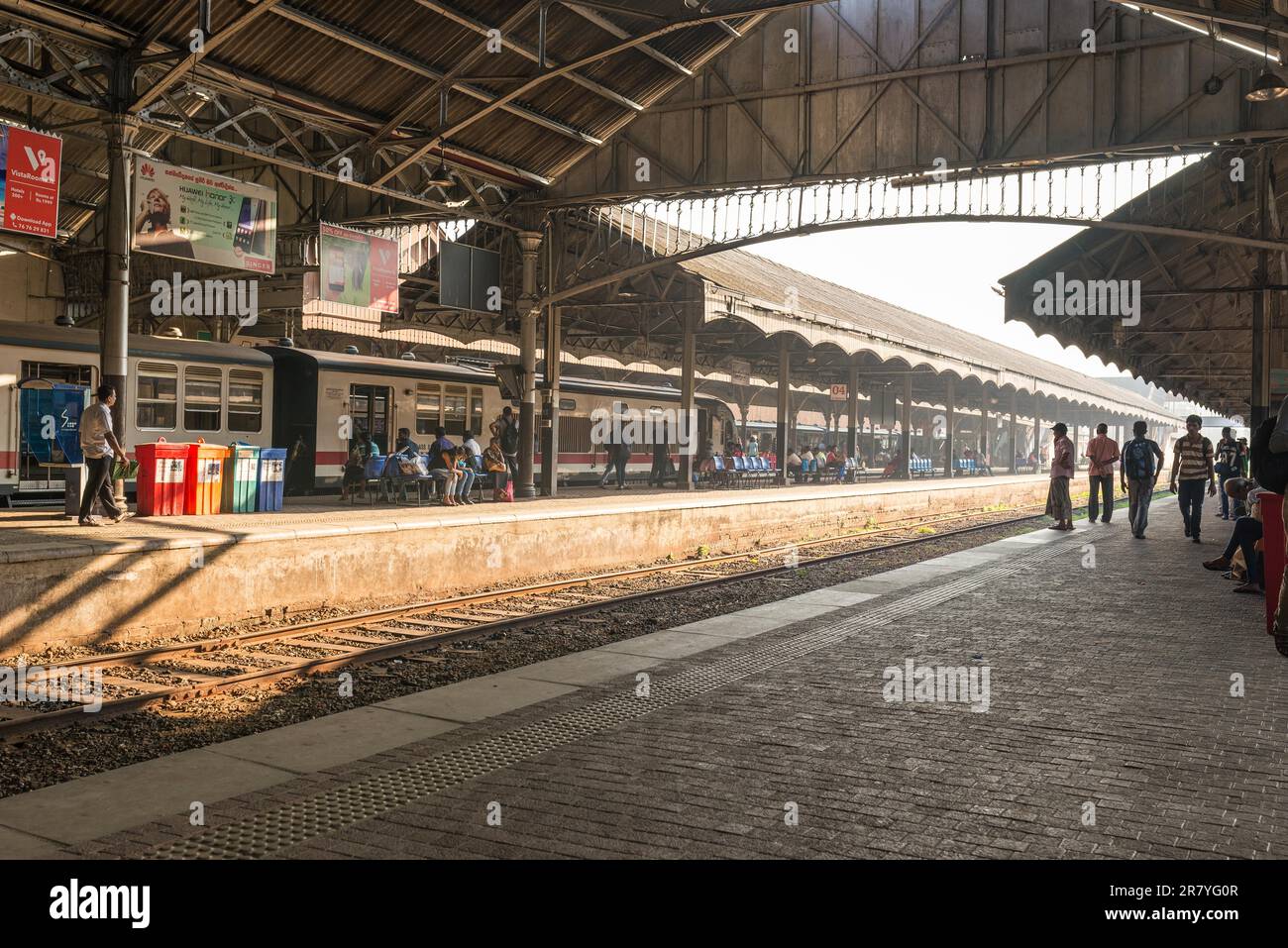 The Fort railway station is a major rail hub in Colombo, Sri Lanka. The ...