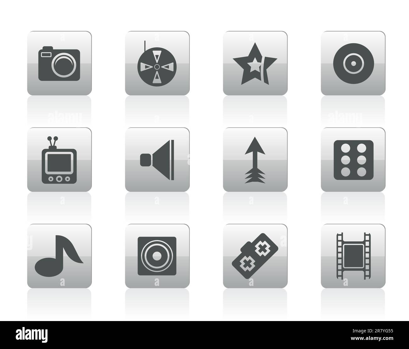 Entertainment Icons - Vector Icon Set Stock Vector Image & Art - Alamy