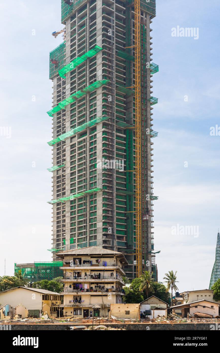 Skyscraper are the new face of the capital Colombo of the island ...
