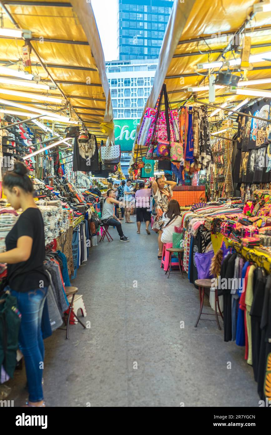 The Patpong night bazaar is one of the attractions in the Bang Rak ...