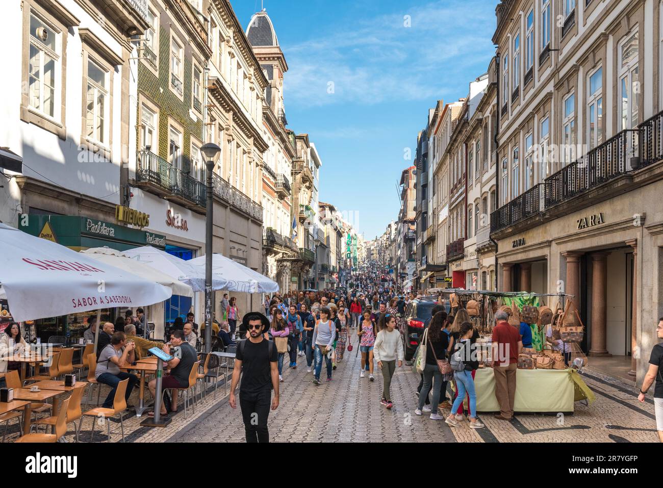 The Rua de Santa Catarina is a shopping street and pedestrian zone in ...