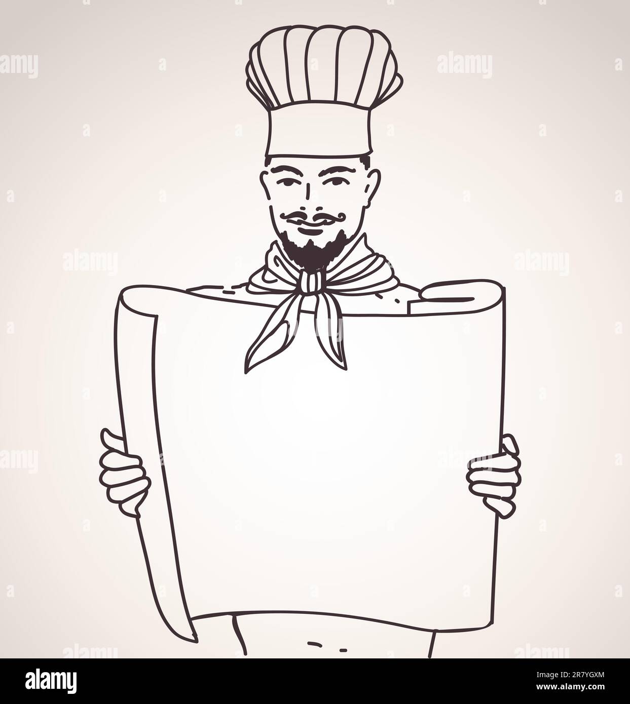 Scroll tray Stock Vector Images - Alamy