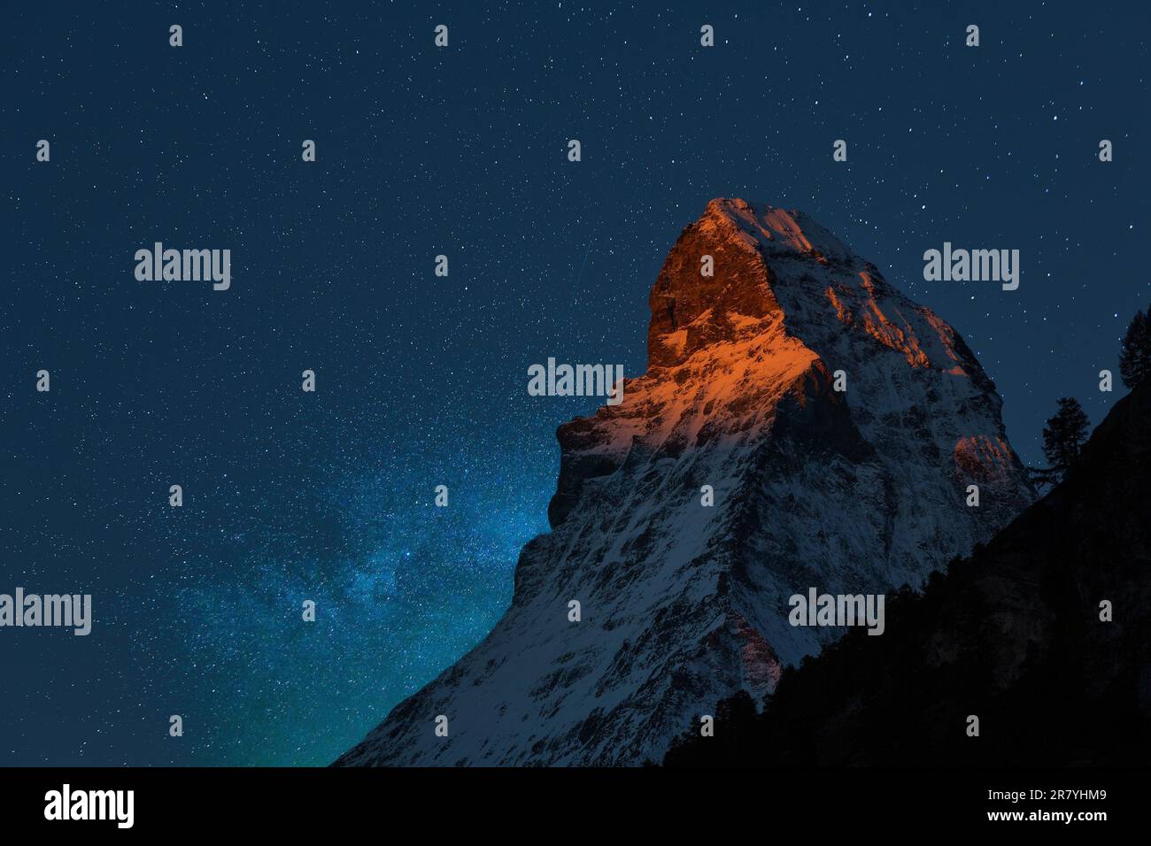 The Matterhorn, Monte Cervino, Le Cervin Stock Photo - Alamy