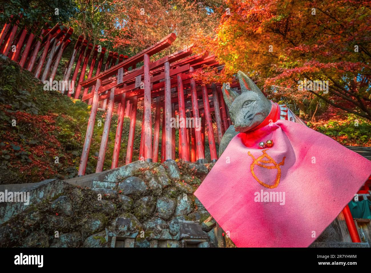 Saga, Japan - Nov 28 2022: Yutoku Inari shrine in Kashima City, Saga ...