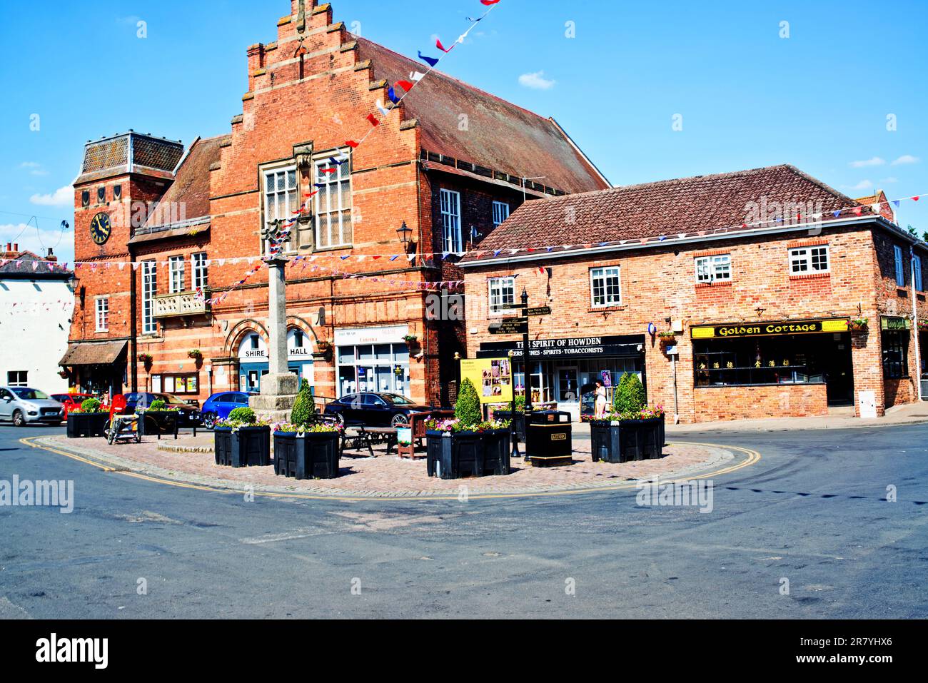 Market Place , Howden, East Riding Yorkshire, England Stock Photo - Alamy