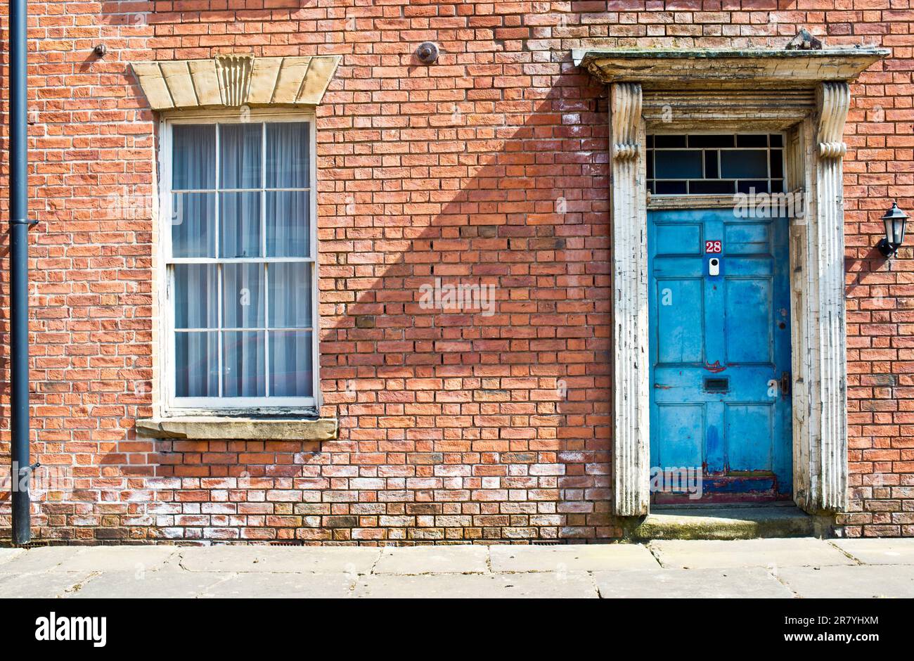 Run down Georgian property, Howden, East Riding Yorkshire, england ...