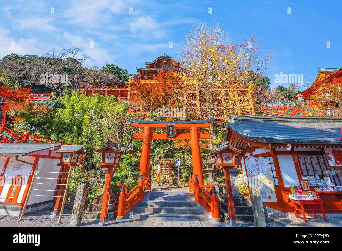 Saga, Japan - Nov 28 2022: Yutoku Inari shrine in Kashima City, Saga ...