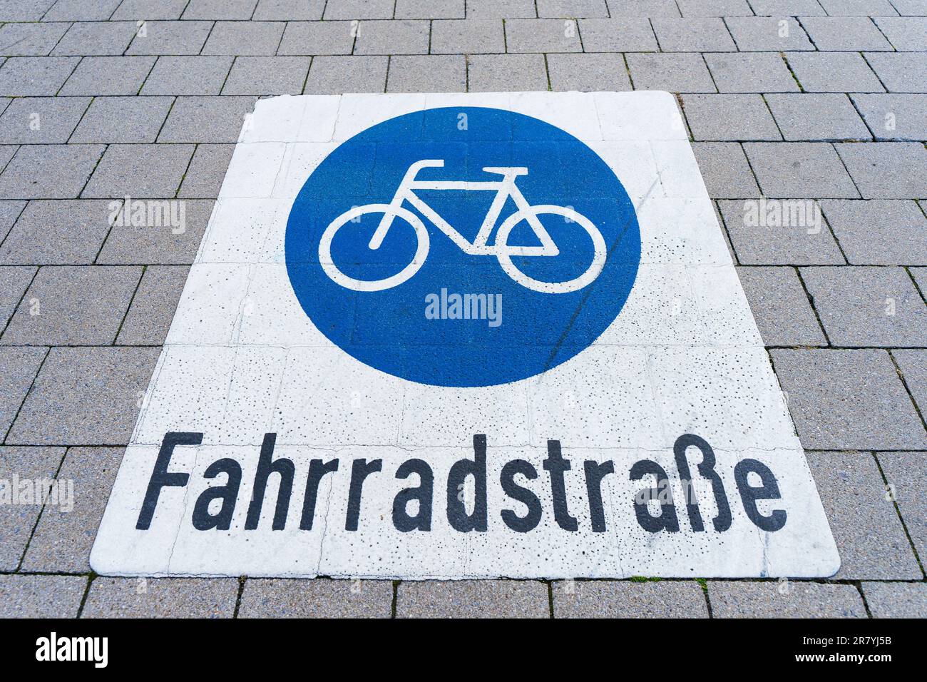 Bike lane germany hi-res stock photography and images - Alamy