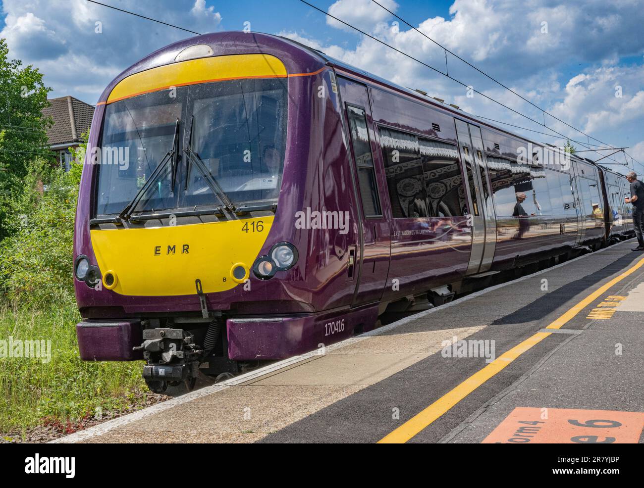 Train Station, Grantham, Lincolnshire, UK – An East Midlands Railway ...