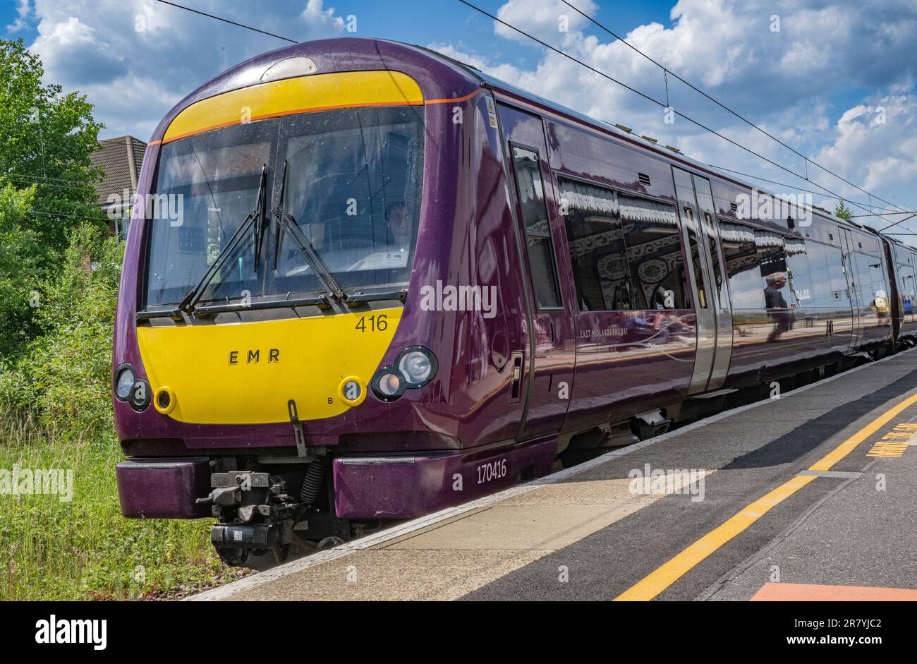 Train Station, Grantham, Lincolnshire, UK – An East Midlands Railway ...