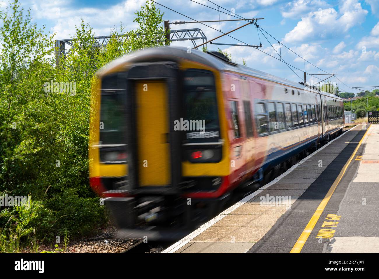 Train Station, Grantham, Lincolnshire, UK – An East Midlands Railway ...