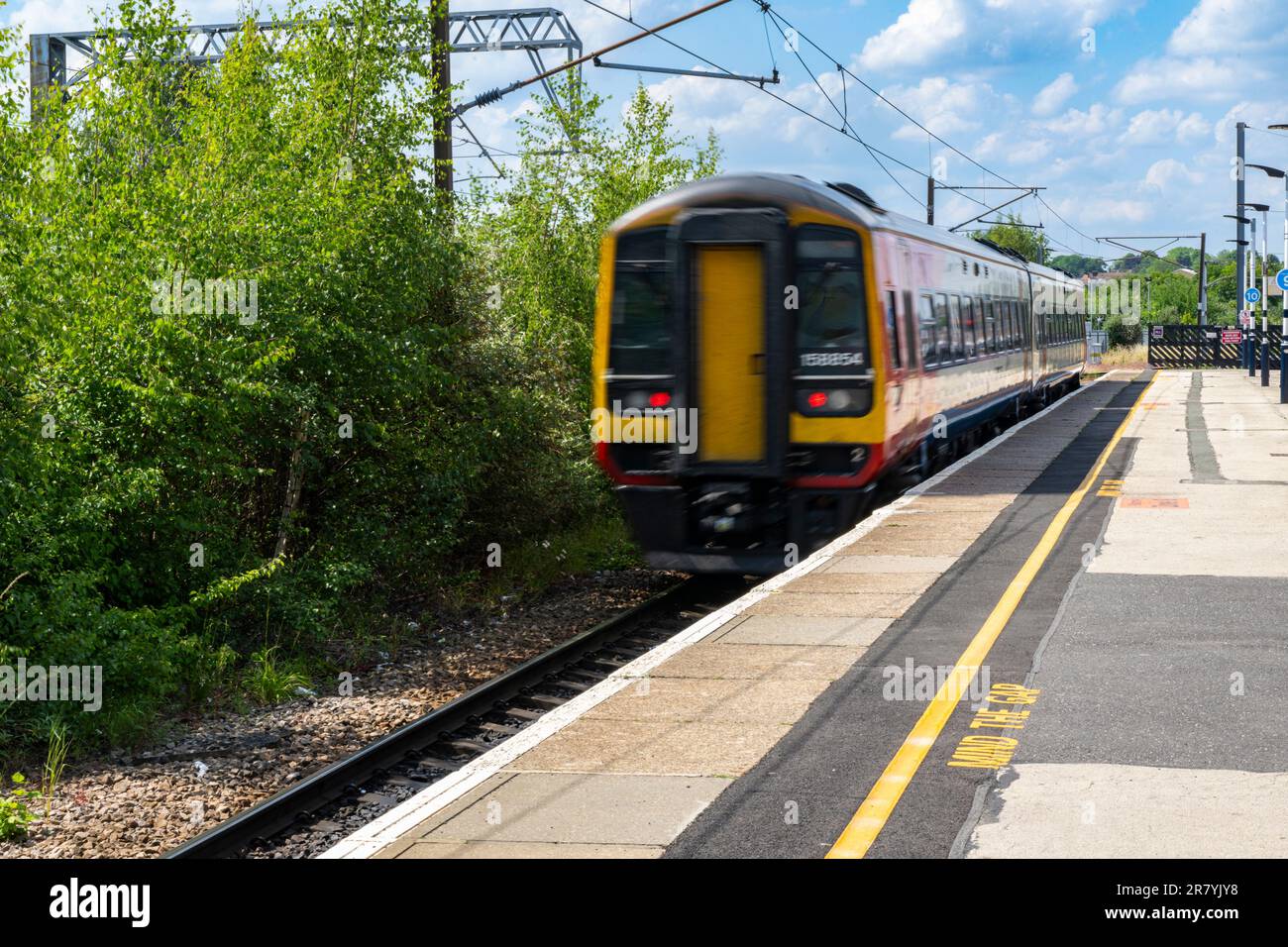 Train Station, Grantham, Lincolnshire, UK – An East Midlands Railway ...