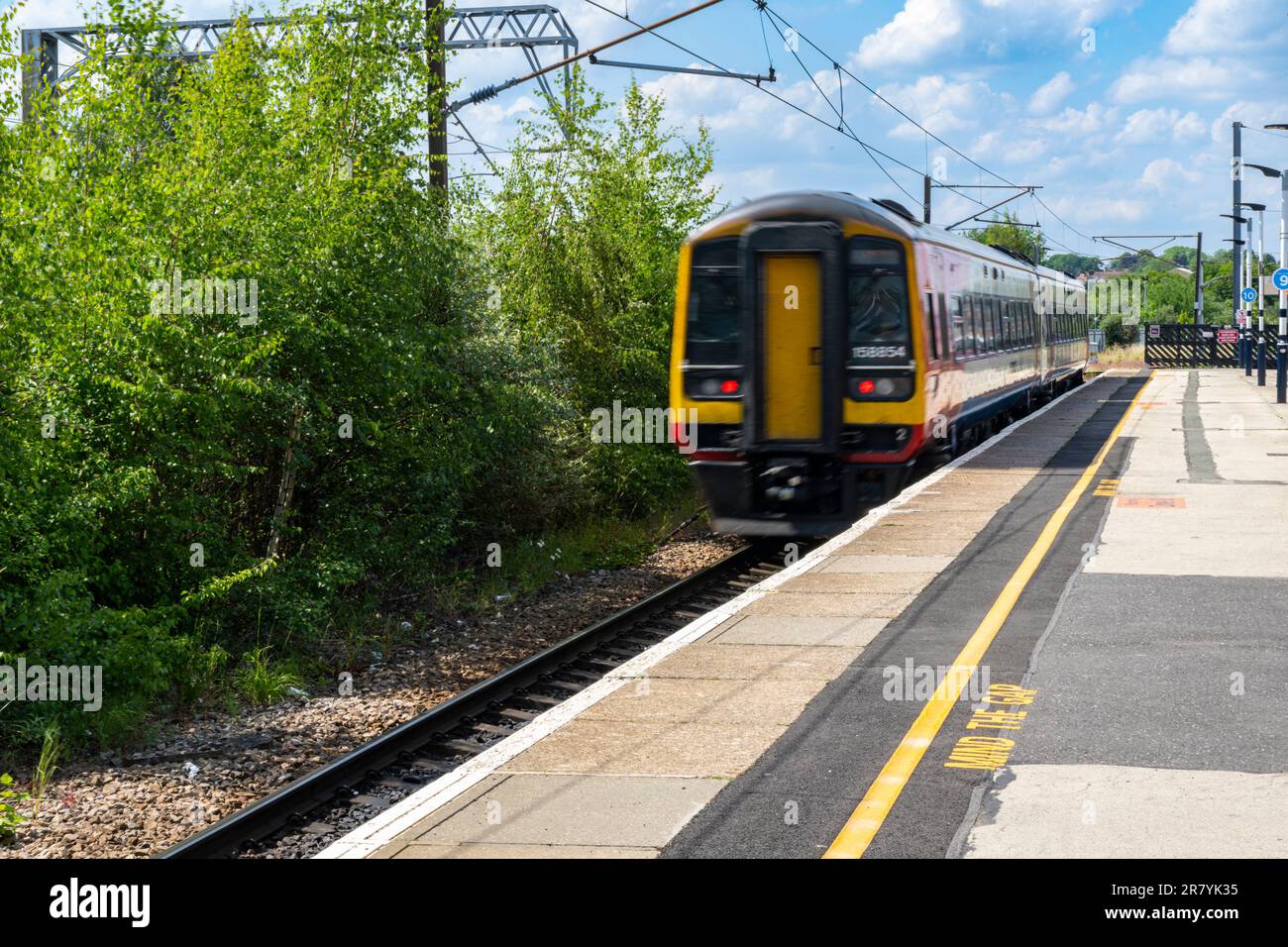 Train Station, Grantham, Lincolnshire, UK – An East Midlands Railway ...
