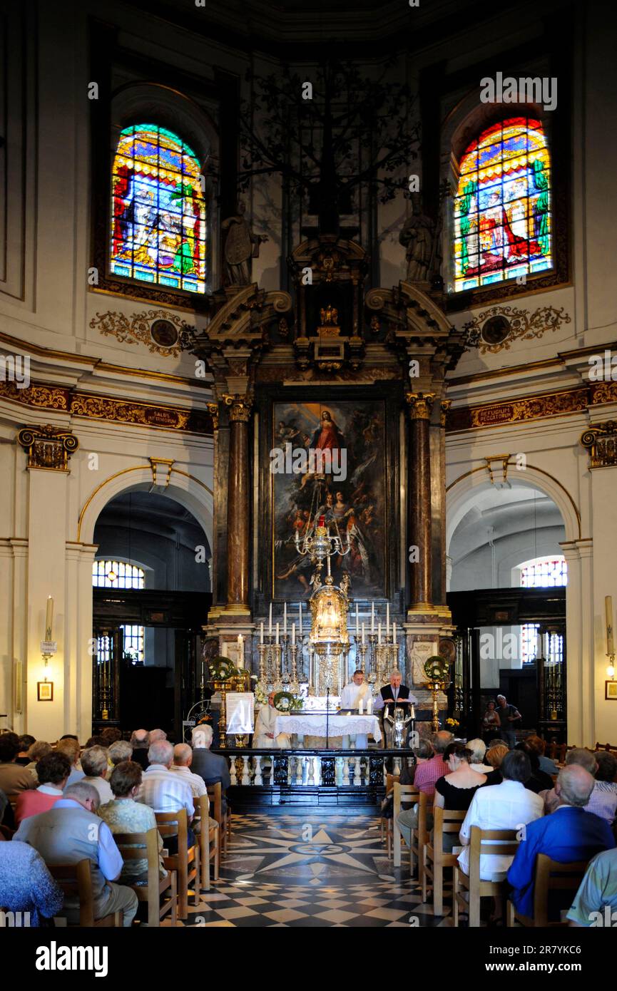Interior of the Basilica of Scherpenheuvel, Scherpenheuvel-Zichem ...