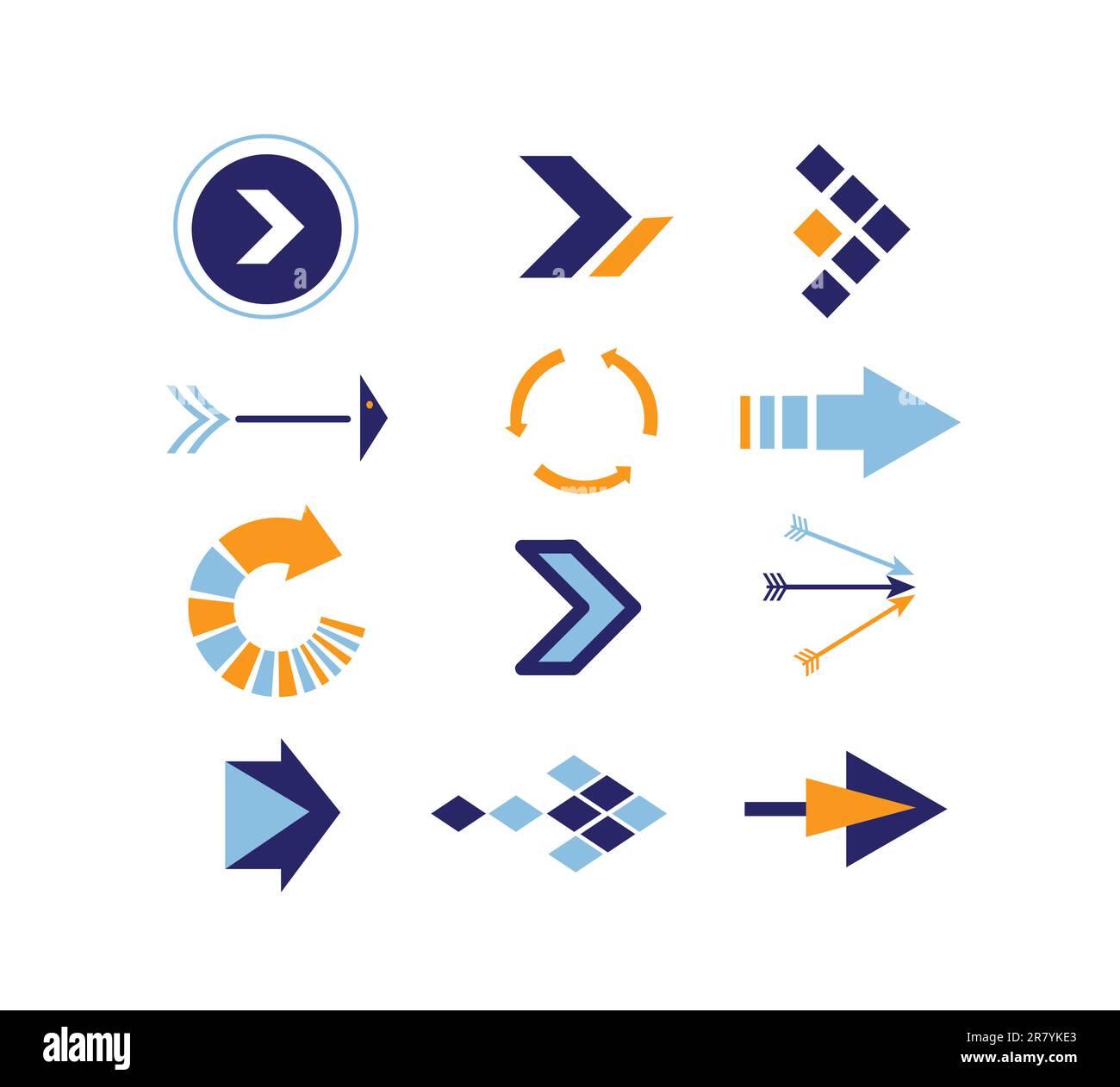 Directions Icons vector Stock Vector Image & Art - Alamy