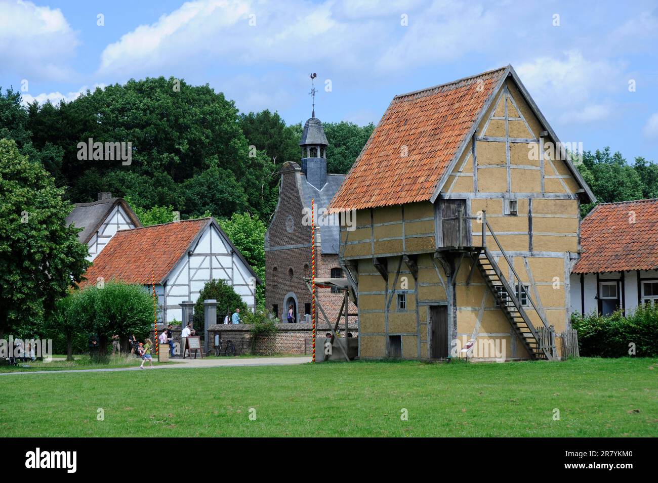 Open-air museum, Bokrijk, Limburg, Flanders, Belgium Stock Photo - Alamy