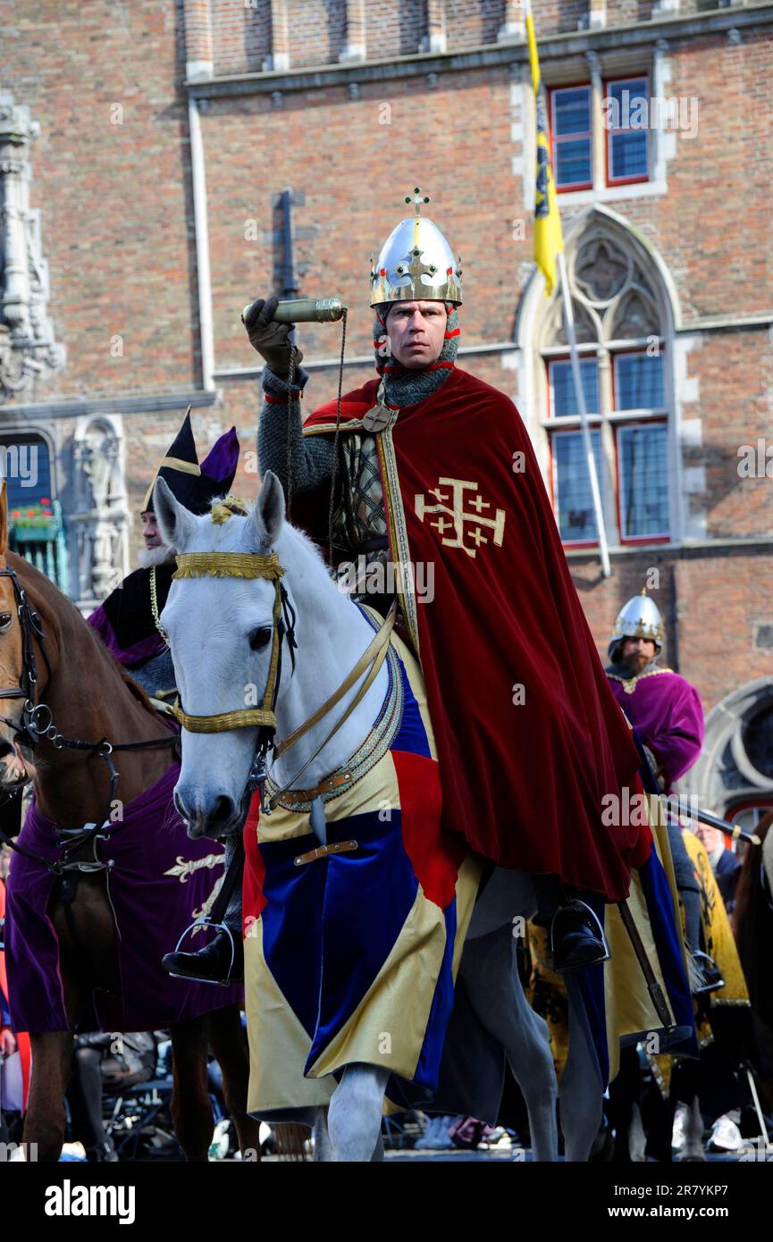Holy Blood Procession, Flanders, Holy Blood Procession, Knights, Bruges ...