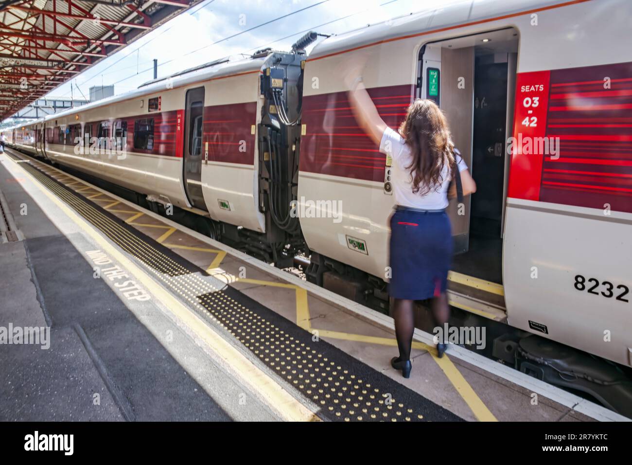 Train Station, Grantham, Lincolnshire, UK – A London North Eastern ...