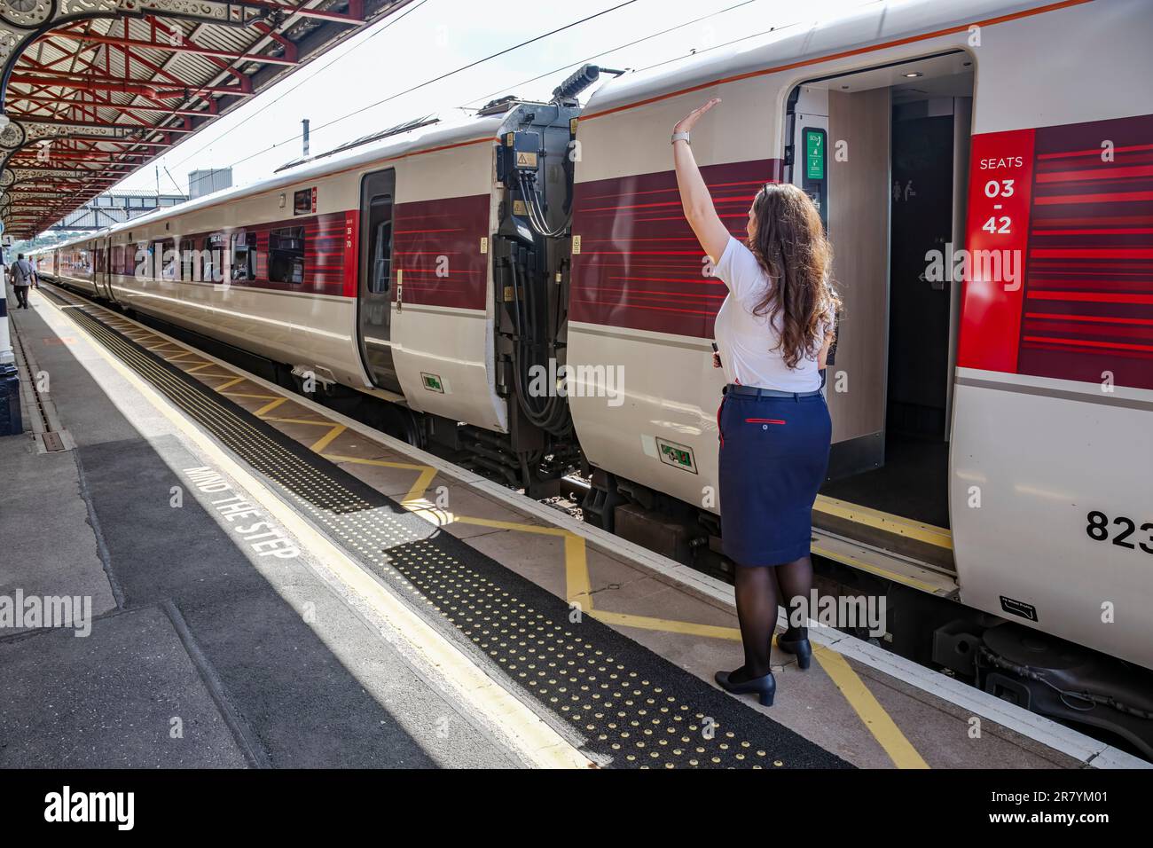 Train Station, Grantham, Lincolnshire, UK – A London North Eastern ...