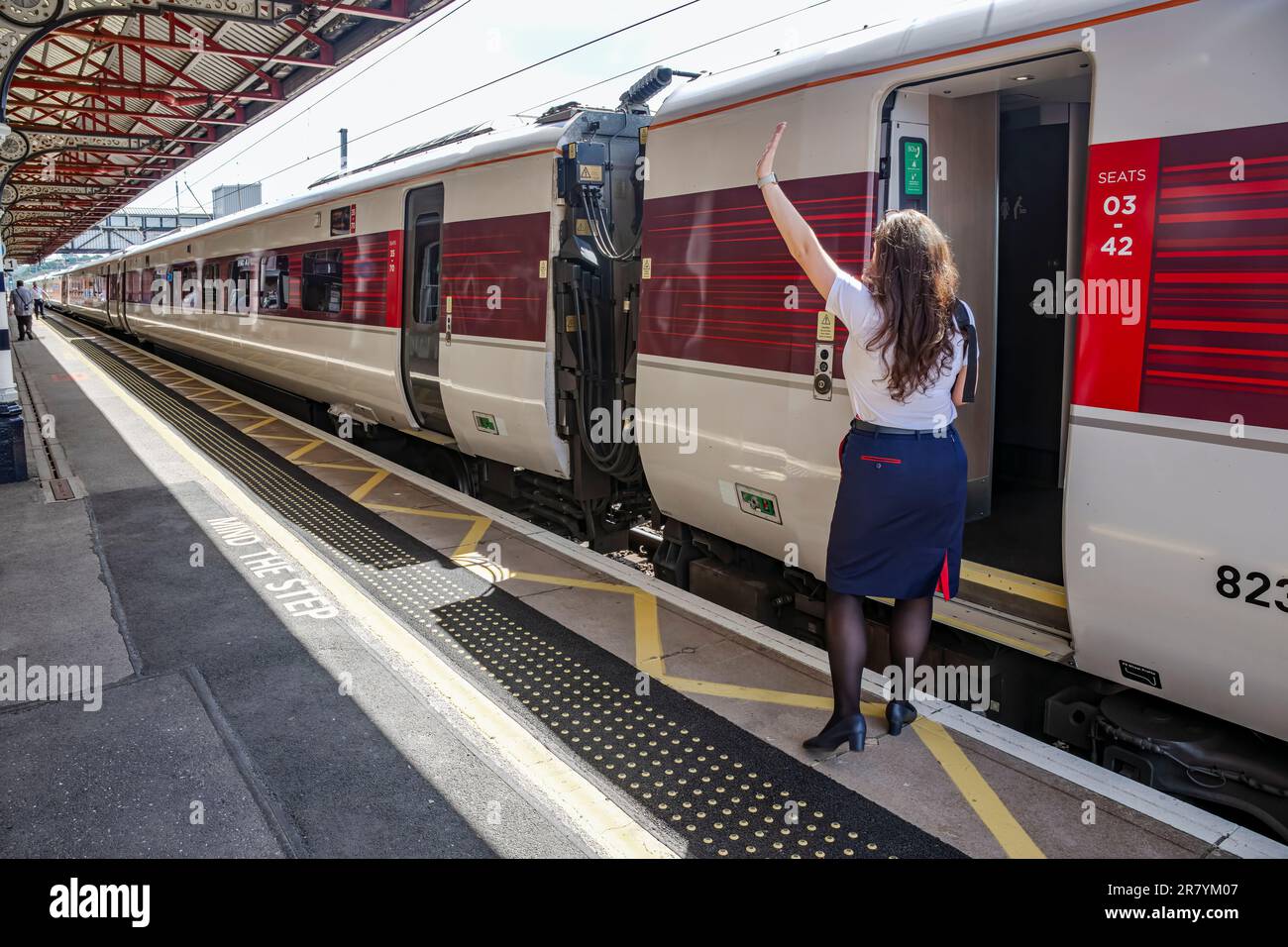Train Station, Grantham, Lincolnshire, UK – A London North Eastern ...