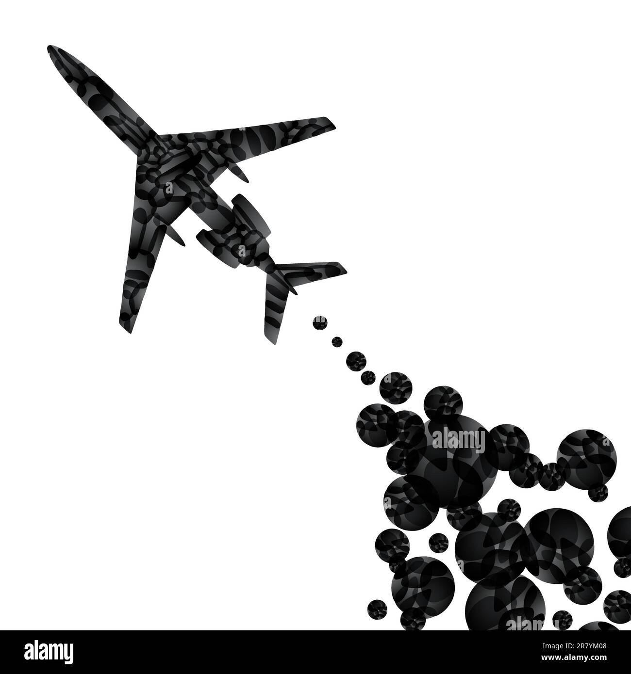 Airplane wing abstract texture Black and White Stock Photos & Images ...