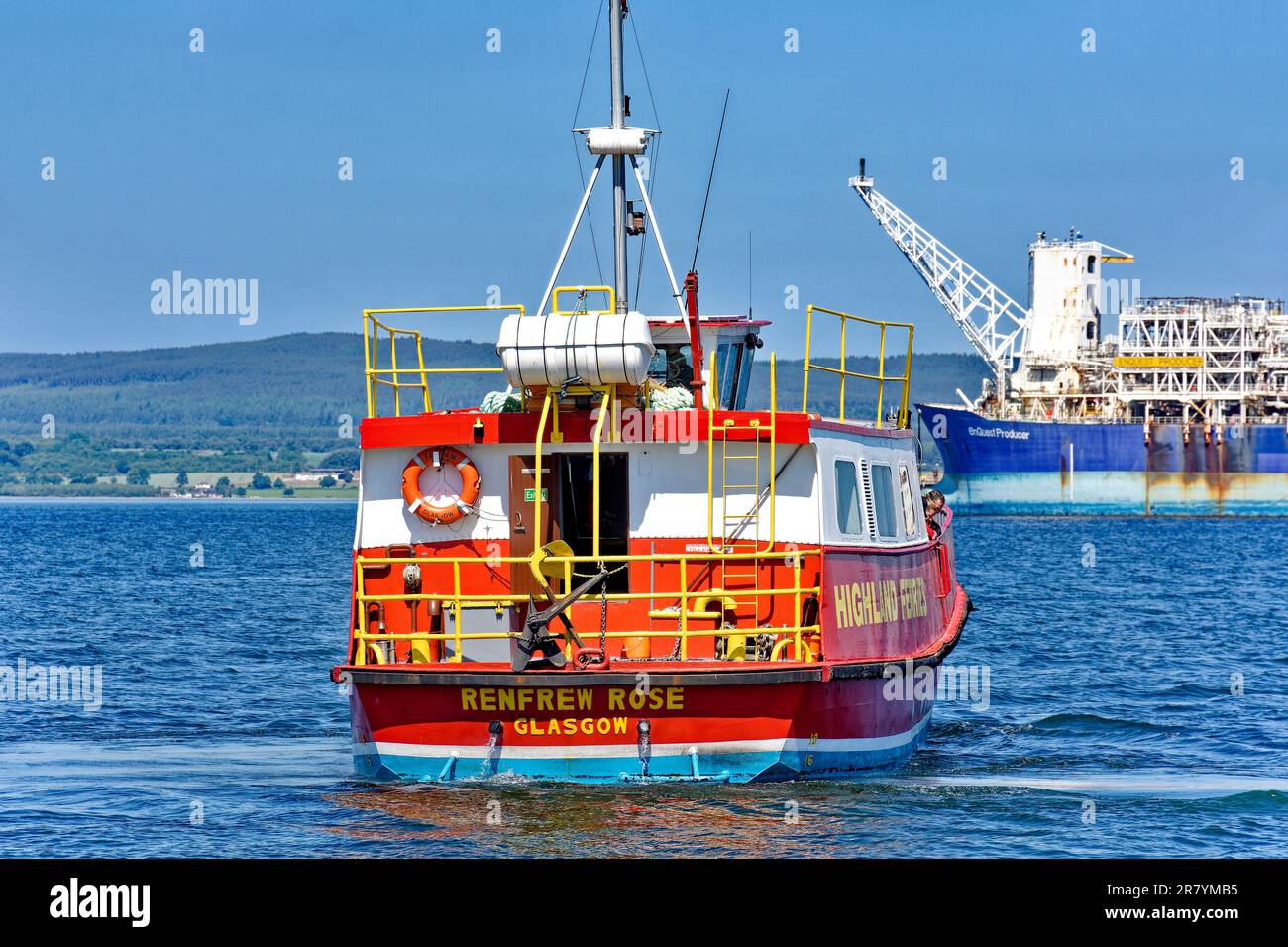 Cromarty Scotland Nigg - Cromarty Ferry the red Renfrew Rose in early ...