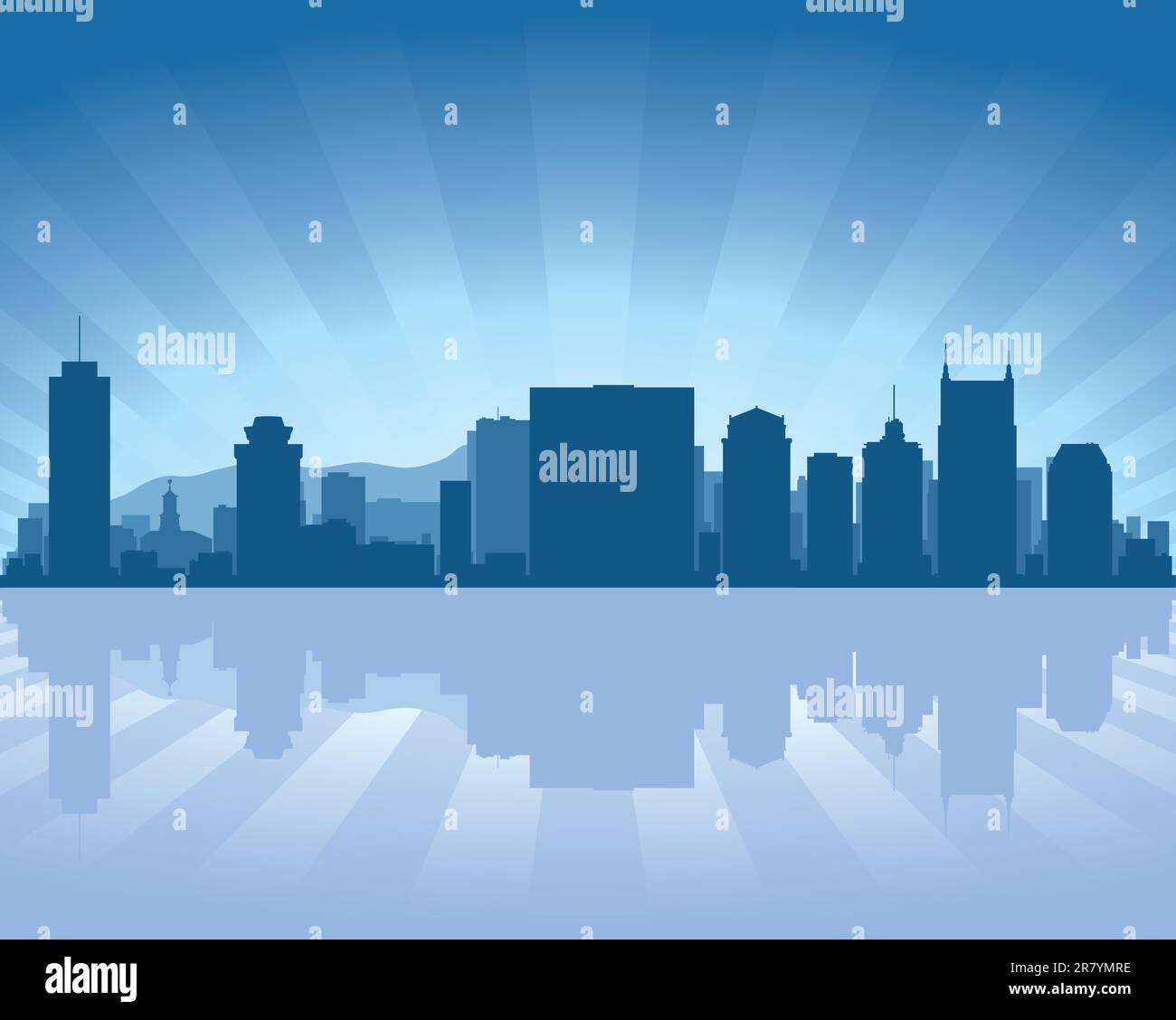 Downtown nashville tennessee city Stock Vector Images - Alamy