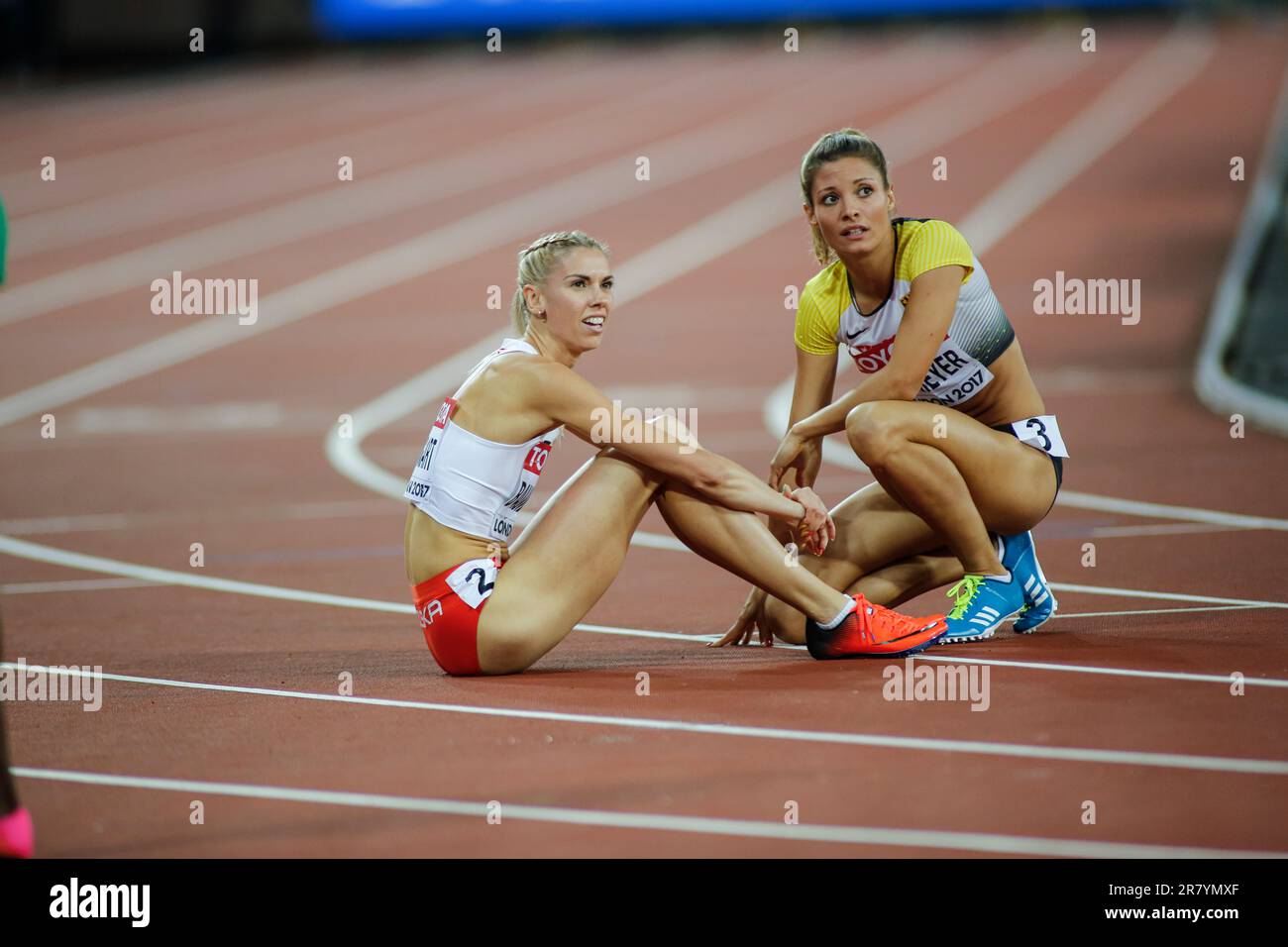 Ruth Sophia Spelmeyer participating in the 400 meters at the World ...