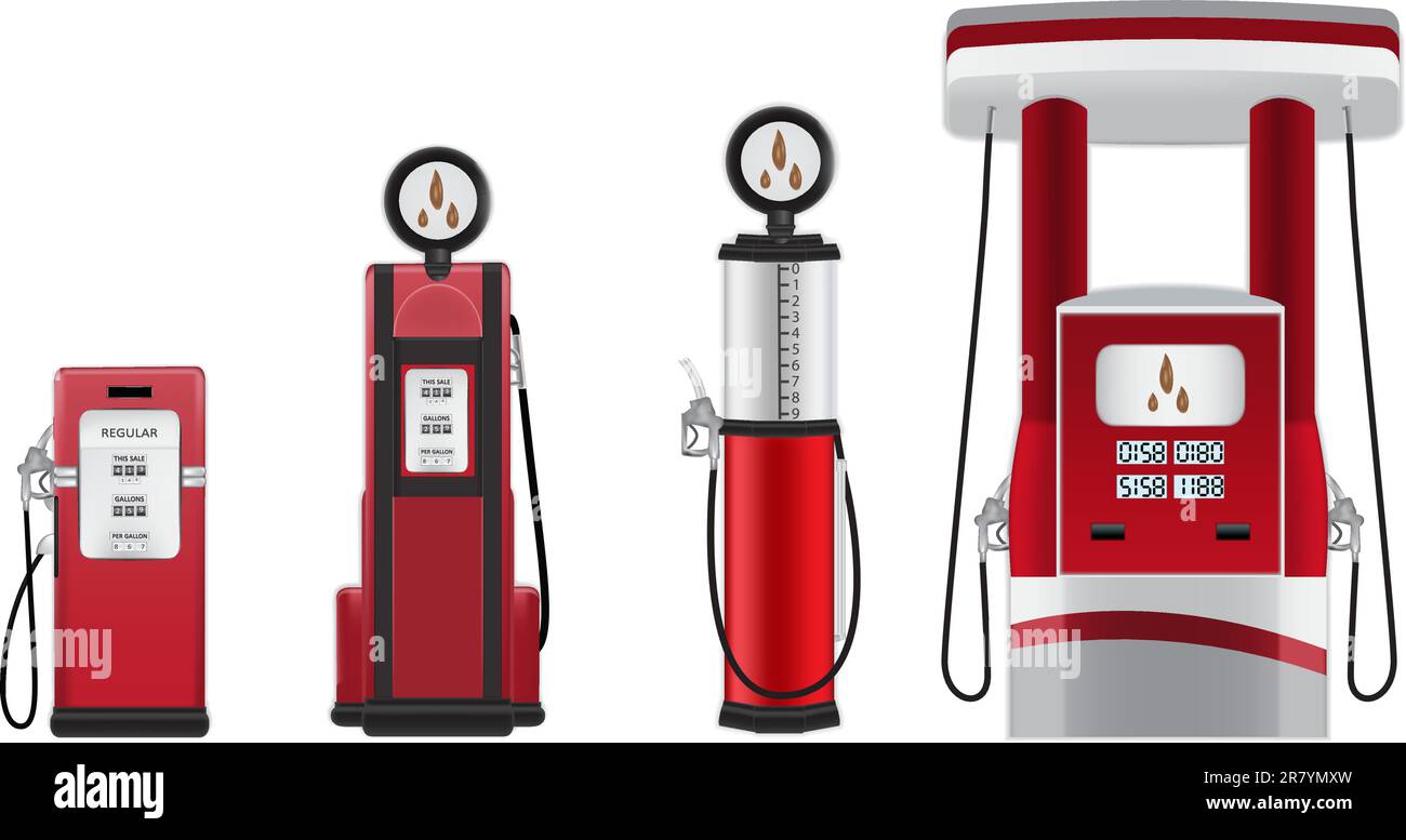 gasoline pumps vector illustration Stock Vector Image & Art - Alamy