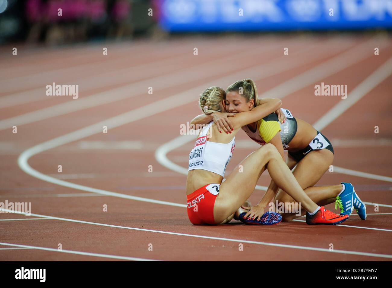 Ruth Sophia Spelmeyer participating in the 400 meters at the World ...