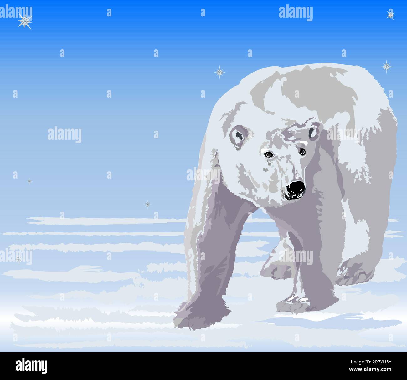 Winter travel concept image Stock Vector Images - Alamy