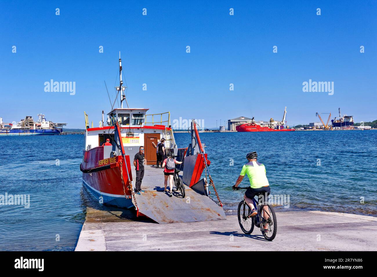 Cromarty Scotland Nigg - Cromarty Ferry the red Renfrew Rose in early ...