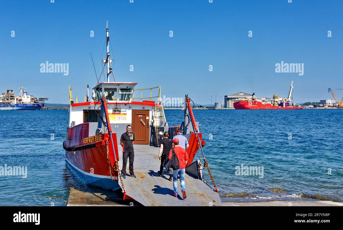 Cromarty Scotland Nigg - Cromarty Ferry the red Renfrew Rose in early ...