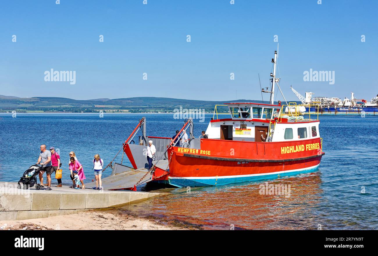 Cromarty Scotland Nigg - Cromarty Ferry the red Renfrew Rose in early ...