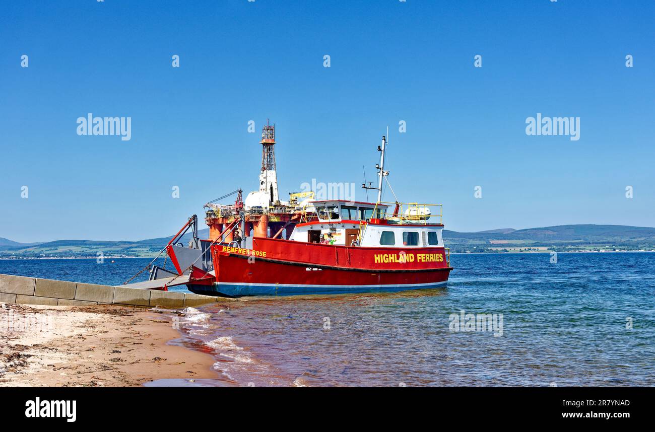 Cromarty Scotland Nigg - Cromarty Ferry the red Renfrew Rose in early ...