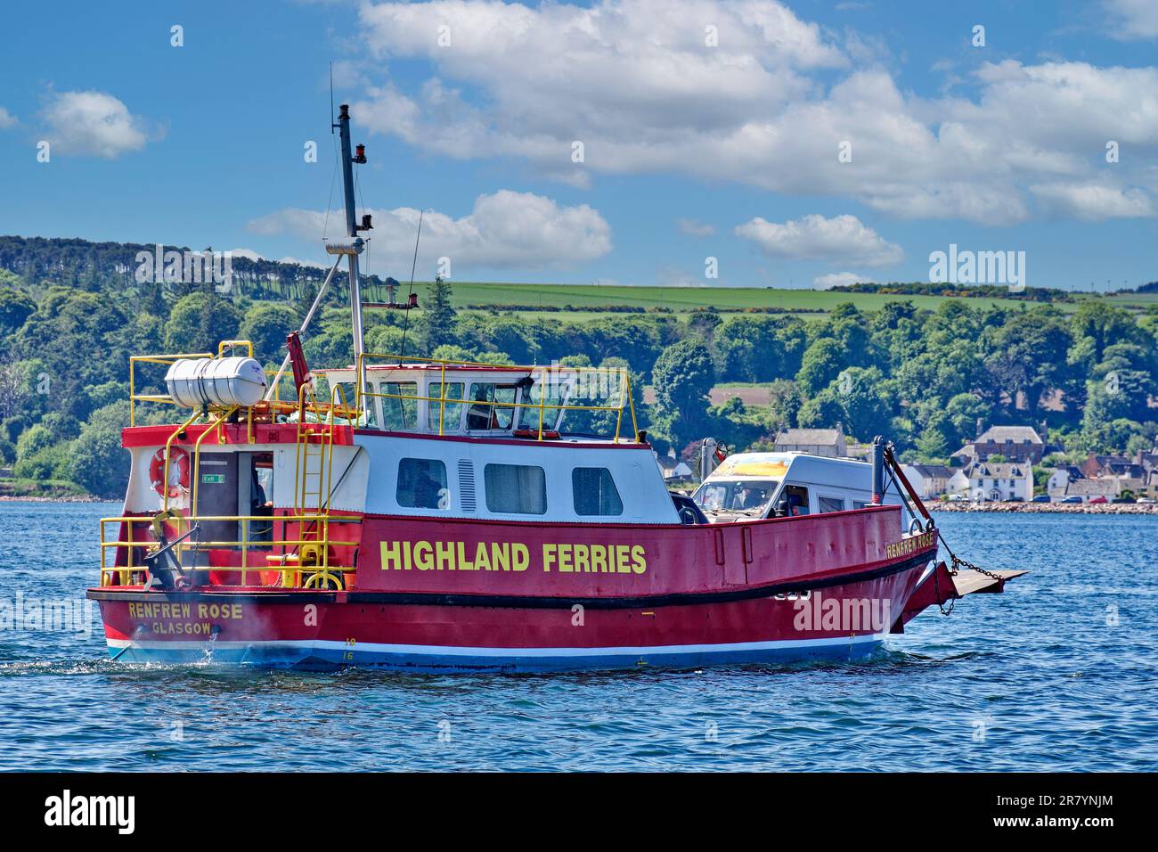 Nigg Scotland Nigg - Cromarty Ferry the red Renfrew Rose in early ...