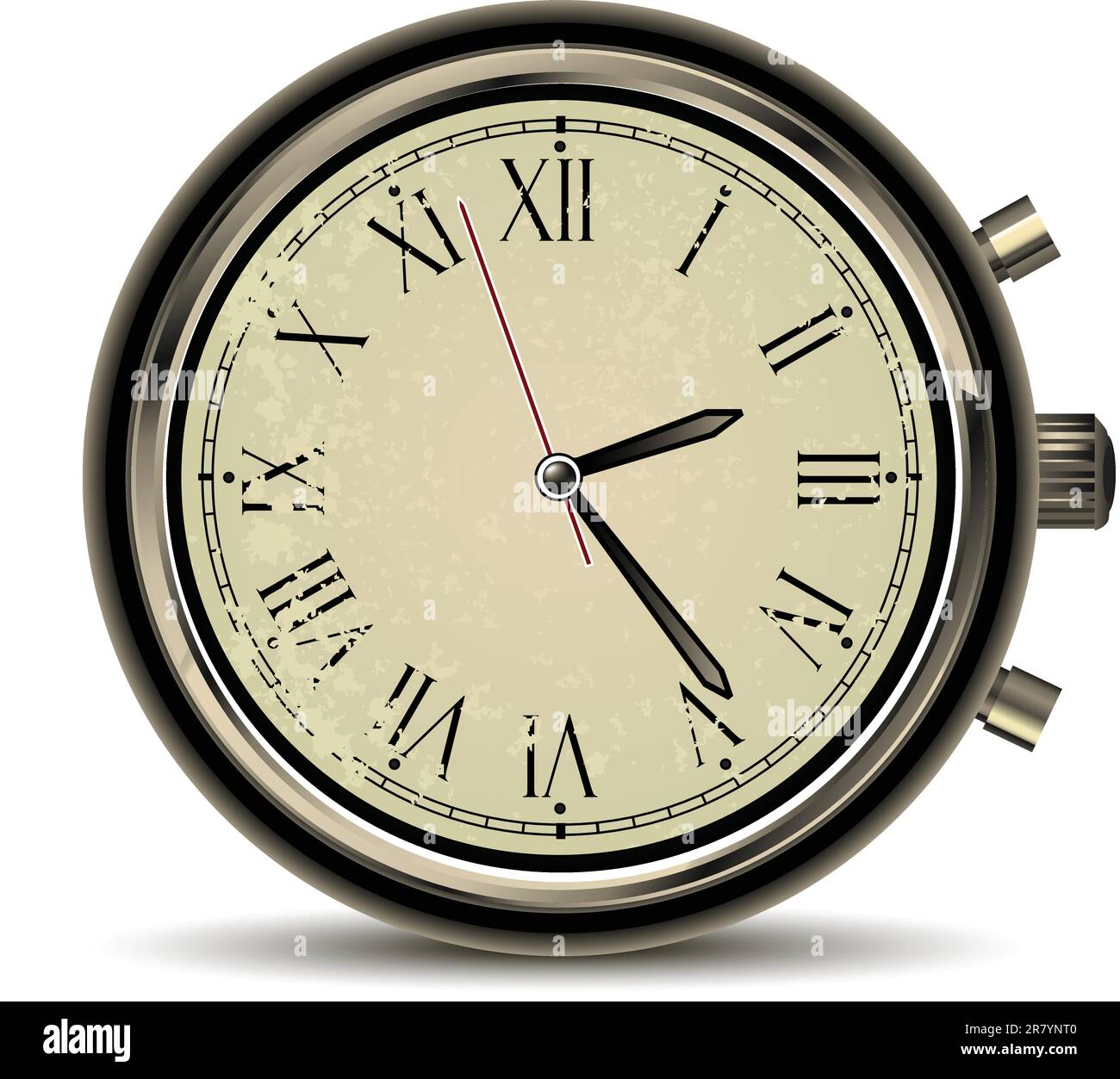 Vintage clocks Stock Vector Images - Alamy