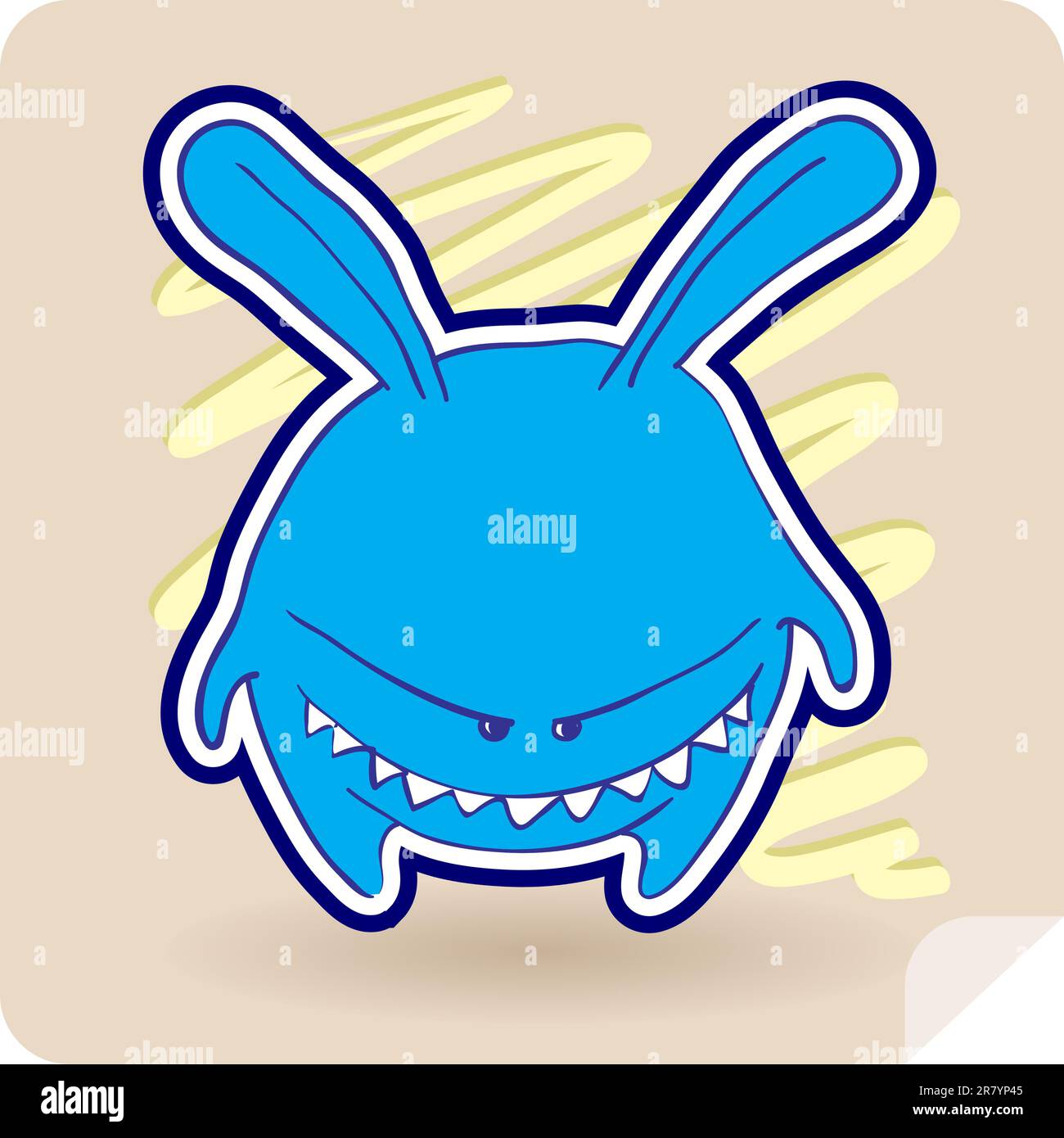 Cartoon illustration angry rabbit bunny hi-res stock photography and ...