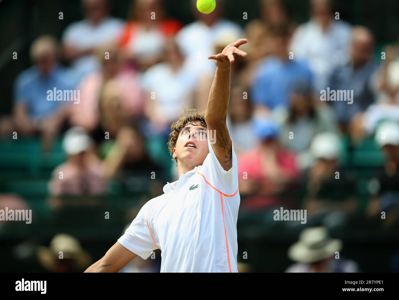 Arthur Cazaux during the Men's singles final match Andy Murray during ...