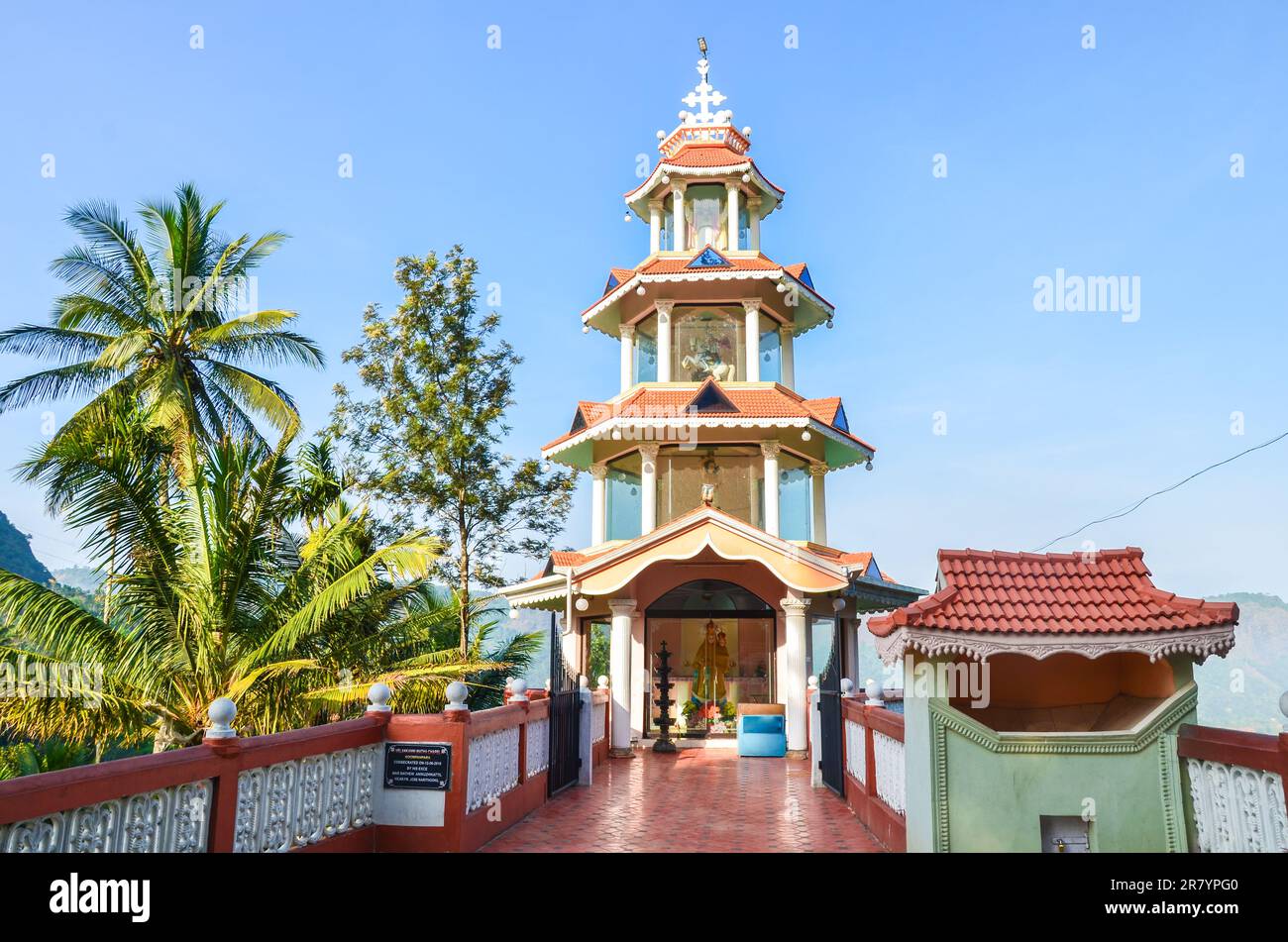Velankanni Matha Chapel, Koompanpara, Kerala, India Stock Photo - Alamy